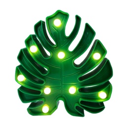 Figura Decorativa Con Led Leaf